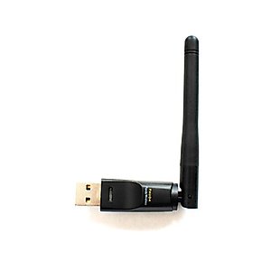 Panda Wireless® Mid Range 150Mbps Wireless N USB Adapter w/ 2dBi Antenna - Win XP/Vista/7/8/10/11, Mint, Ubuntu, MX Linux, Manjaro, Fedora, Centos, Kali Linux and Raspbian