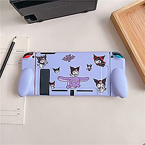 Cute Kawaii Cartoon Design Cover Protective Case for Nintendo Switch - Anti-Scratch Soft Slim Grip Cover Shell Fashion Cool Switch Game Shell for Girls Kids Women - (B)