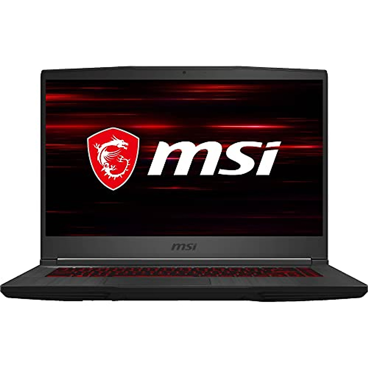 MSI GF65 Thin 15.6" 144Hz FHD IPS Gaming Laptop (Intel i7-10750H 6-Core 2.60GHz, 32GB RAM, 512GB PCIe SSD, GeForce RTX 3060 6GB, Red Backlit KYB, WiFi 6, BT 5.2, Win 10 Home) w/Dockztorm Hub
