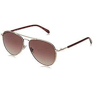 Fossil womens Fossil Female Style Fos 3102/G/S Sunglasses, Gold Brown, 58mm 13mm US