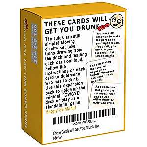 These Cards Will Get You Drunk Too [Expansion], Fun Adult Drinking Game for Parties