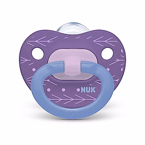 NUK Orthodontic Pacifiers, Girl, 18-36 Months, 2-Pack