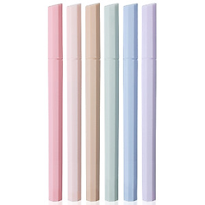 Mr. Pen- Aesthetic Highlighters, 6 Pack, Muted Pastel Color, Chisel Tip, No Bleed Bible Highlighter Pastel, Highlighters Assorted Colors, Pastel Highlighter Set, Aesthetic School Supplies