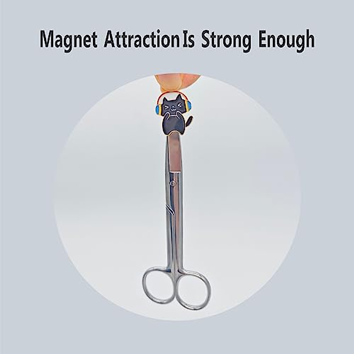 Kawaii Cats Cross Stitch Needle Minder, Needle Minder Magnetic, Needle Holder for Cross Stitch, Sewing, Embroidery and Needlework Accessories, Enamel and Magnetic（2 PCS）