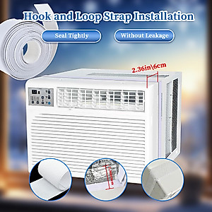 21''Wx 15''Hx 3.5'' Indoor Air Conditioner Cover for Inside Window, 3 Layers AC Cover for Inside, Indoor Window AC Unit Insulation Cover for Winter