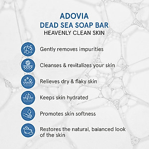 Adovia Natural Dead Sea Mud Soap