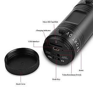 Bicycle Motorbike Camera, Mini Portable Full HD 1080P Waterproof Bike Car Outdoor Sports DV Video Camera with Mounting Kit,Camera Outdoor Bicycle Sports Camera