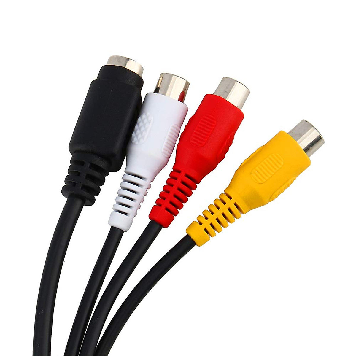 Delaman Cable Adapter, Standard Sub-D VGA Input SVGA to S-Video 3 RCA Jack Video TV AV Converter Cable Adapter for PC Laptop Desktops