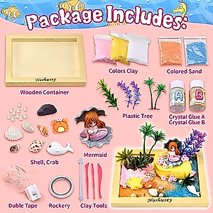 Enchanting Crafts for Girls Ages 4-12: Dive into a Fairy Tale World | Perfect Gifts for Girls Age 4 5 6 7 8 9 10 | Exciting DIY Kits for Kids Ages 6-10 | Ideal Christmas Party and Birthday Gifts