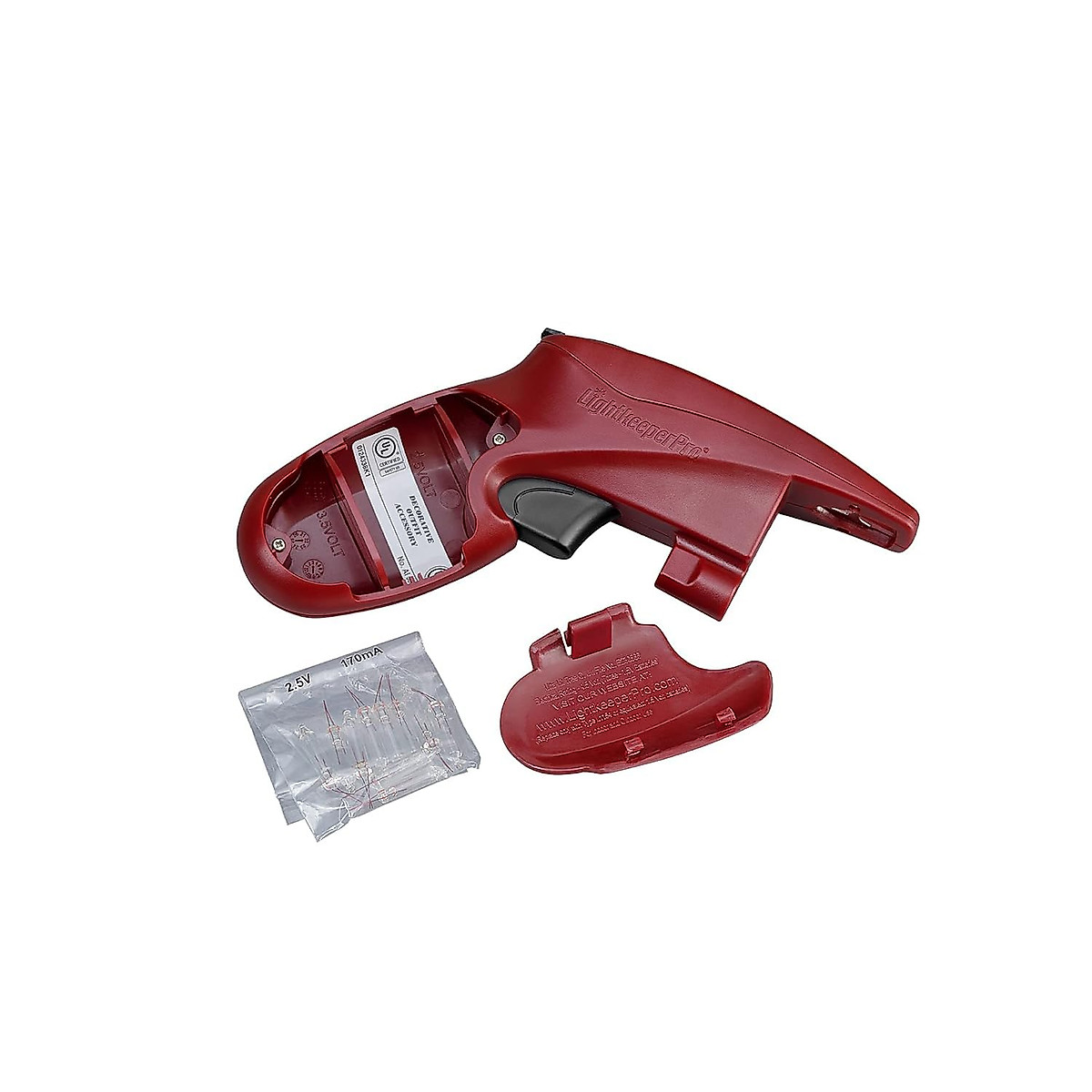 LIGHT KEEPER PRO - The Complete Tool for Repairing Incandescent Christmas Holiday Light Sets | Bonus Extra 50 Replacement Bulbs | UL Listed (#230566)