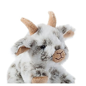 The Petting Zoo Goat Stuffed Animal Plushie, Gifts for Kids, Wild Onez Babiez Farm Animals, Goat Plush Toy 6 inches