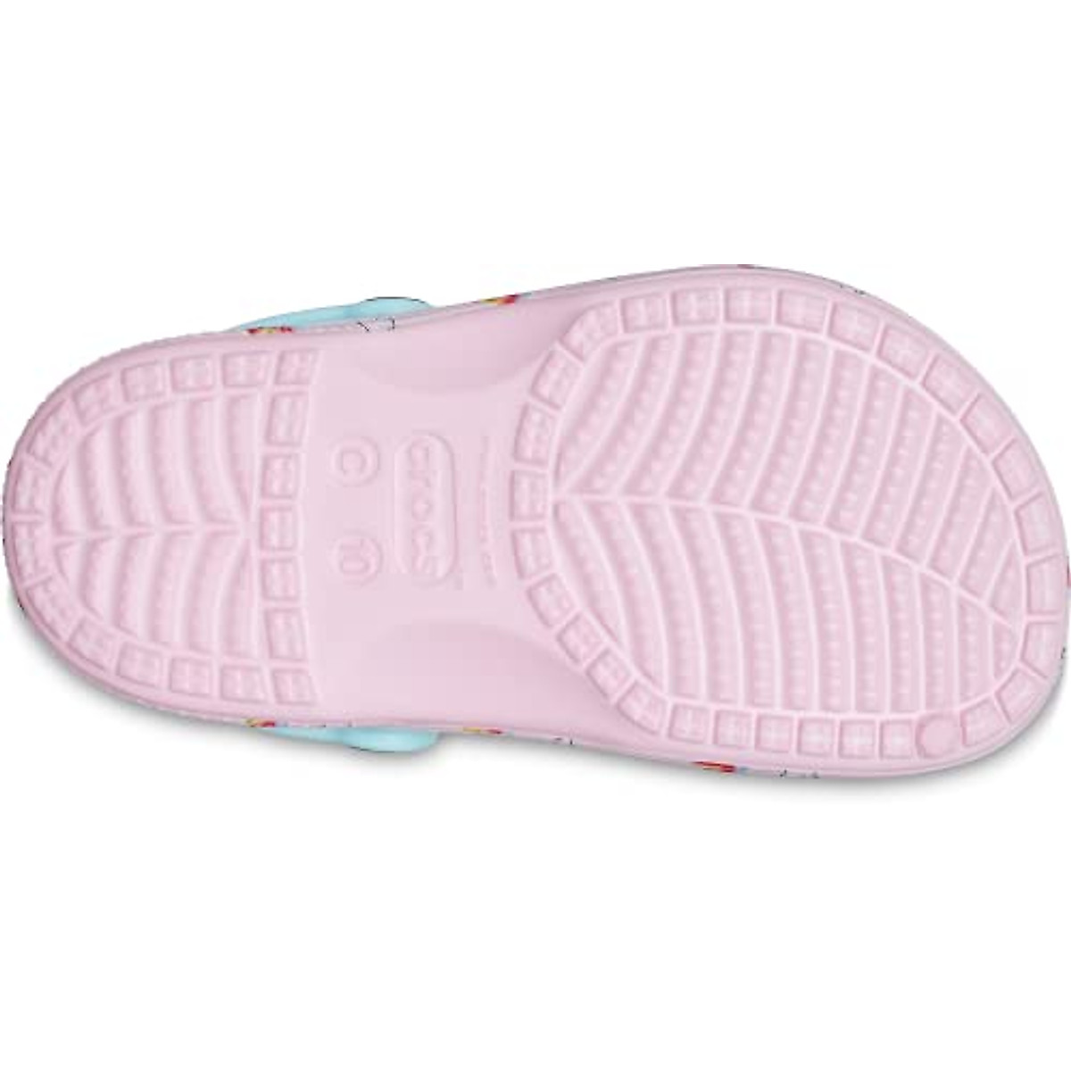 Crocs Baya Lined Clogs, Fuzzy Slippers for Kids and Toddlers, Rainbows and Clouds, 10 US Unisex