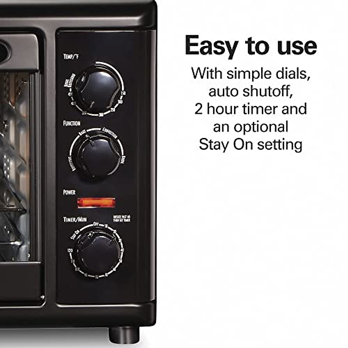 Hamilton Beach Counter Top Oven with Convection & Rotisserie Extra Large Capacity - 31101