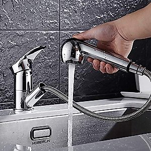 Mixer Tap Creative Stretch Kitchen Sink Faucet Brass Bathroom Bathtub Antique Single Hole Water Mixer Tap Bathtub Shower Sprayer Hot Cold Water Valve Water Mixer Faucet