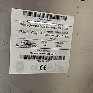 PA-4 CAT 3 Controller Chassis in Stock Used in Excellent Condition Fully Tested
