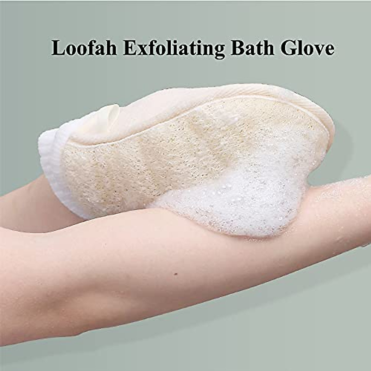 Spclsim Loofah Bath Sponge Shower Loofah Sponge Body Scrubber Exfoliator for Women and Men Exfoliating Luffa Bath Sponge for Body & Back, Back Scrubber for Shower
