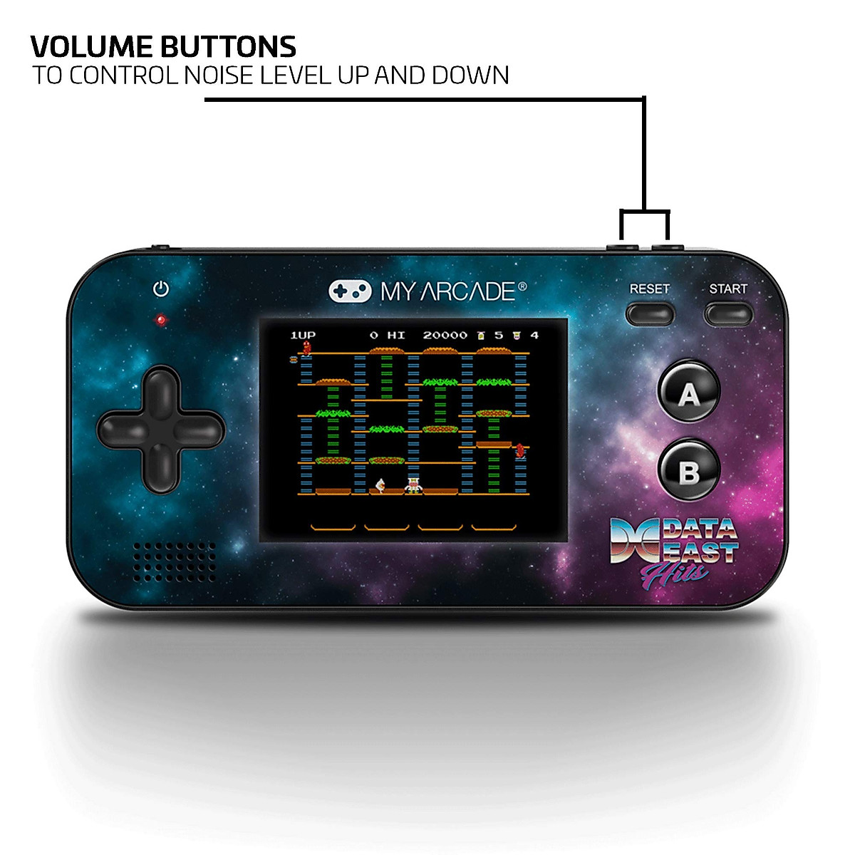 My Arcade Gamer V - Handheld Gaming System - 220 Retro Style Games Plus 8 Data East Classics