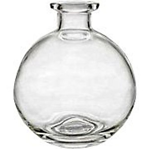 Round Decorative Glass Diffuser Bottle - 1 pc