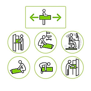 Marvelux Anti-Slip Chair Mat for Hard Floors, 35.5" x 46" Durable White Office Hardwood Floor Protector with Non-Slip Backing, Rectangular, Durable Eco-Friendly Polypropylene, Foldable, Multiple Sizes