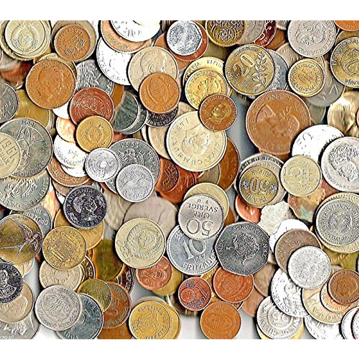 1991 Various Mint Marks Ten (10) Pounds World Foreign Coins An Excellent Assortment .Free Shipping To U.S. Circulated