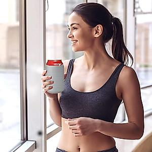 Soft Silicone Sleeves Insulators for Standard Soda/Beverage/Beer Can, Standard Soda/Beverage/Beer Can Silicone Cold Insulating Covers, 12OZ Beer Bottle Sleeves(Blue)