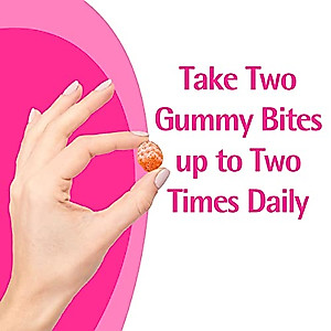 Caltrate Gummy Bites 500 mg Calcium and Vitamin D Supplement, Black Cherry, Strawberry, Orange - 100 Count