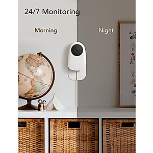 Baby Monitor with Camera and Audio, nooie Baby Camera Monitor Indoor, Baby Monitor WiFi Smartphone 2.4Ghz, Motion and Sound Detection, 1080P HD Night Vision, Two-Way Audio, SD or Cloud Storage