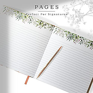 LEMON SHERBET Wedding Guest Book - Guest Book Wedding Reception, Wedding Guestbook, Polaroid Guest Book for Wedding, Wedding Sign Book, Wedding Book, Guest Book for Party, Includes Rose Gold Pen