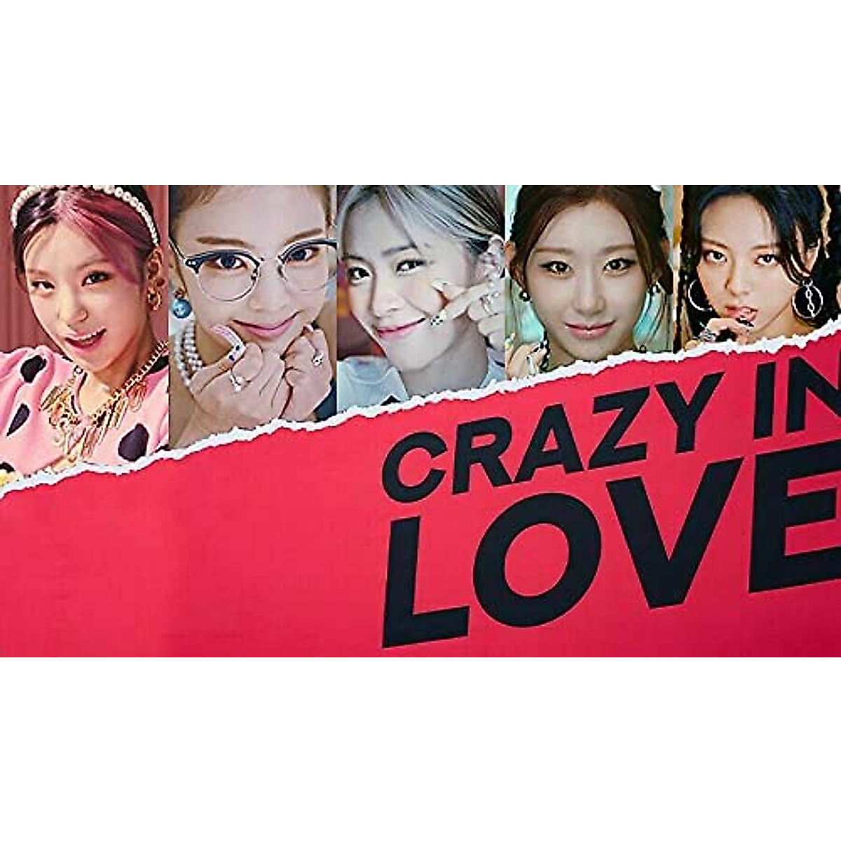 Pledis ITZY - CRAZY IN LOVE (Vol.1) Album+Extra Photocards Set (YEJI ver.)