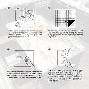 VIOPVERY White Marble Wallpaper Peel and Stick 15.7"x393" White Wall Paper Pull and Stick Contact Paper for Countertops Waterproof Self-Adhesive Marble Contact Paper for Kitchen Desk Cabinet Decor