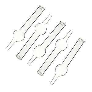 Hemoton 5pcs Chemical Experiment Equipment Candy Tubes Containers Chemistry Drying Tube Glass Laboratory Drying Tube Single Ball Drying Tubes Glass Drying Tubes Filling Glass Tube