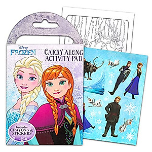 Disney Frozen Backpack and Lunch Box Set for Girls ~ Deluxe 16" Frozen 2 Backpack with Insulated Lunch Bag, Stickers,and More (Frozen School Supplies Bundle)