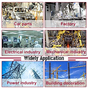 Hilitchi 5 Sizes Stainless Steel Rivet Nuts Threaded Insert Rivnuts 8-32, 10-24, 1/4-20, 5/16-18, 3/8-16 for Automotive Furniture Decoration Electrical and Industrial Products (85Pcs, SAE)