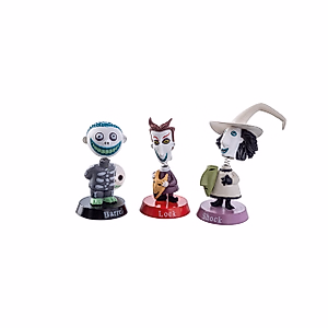 Nightmare Before Christmas Jack Skeleton 6 Piece Birthday Cake Topper Set Featuring 2" Figure Set