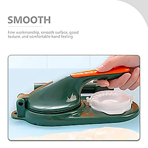 Housoutil Crepe Maker Dumpling Maker Tools Tortilla Press Tortilla Maker Plastic Dough Presser Tool Mexican Taco Quesadilla Maker Kitchen for Dumpling Pasta Pizza Hand Tools