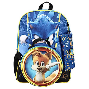 Sonic the Hedgehog 5-Piece Backpack Set