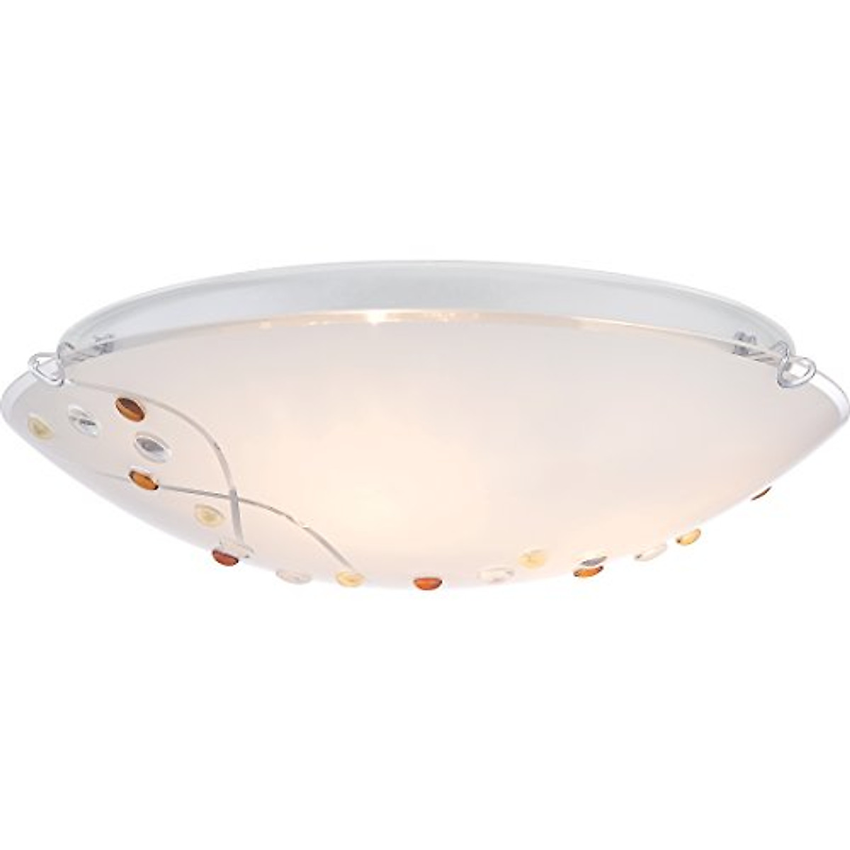 Quoizel Stellar 3-Light Polished Chrome Flush Mount Light