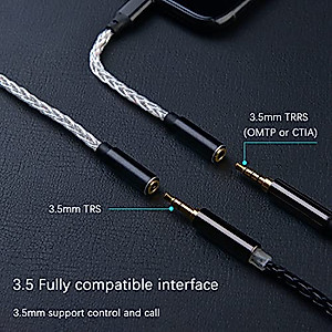 JCALLY JM08L HiFi Earphone Amplifier 3.5mm to Lightninng Earphone Adapter with MFI Certification (Gold Silver Mix)