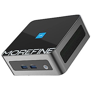 MOREFINE M9 Mini PC Windows 11 Pro, Intel 12th Gen N100(Up to 3.4GHz) Mini Computers, 16GB DDR4 RAM 512GB M.2 NVME SSD Mini Desktop Computer, Windows Computer Support WiFi6/BT5.2/Dual Display
