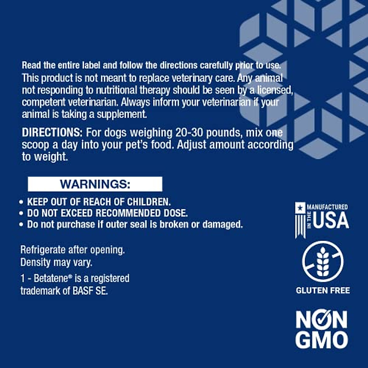 Life Extension Dog Mix - Daily Nutrition Care Supplement Powder for Your Canine Pet - Advanced Formula with Vitamins, Probiotics & Essential Fatty Acids - Gluten-Free, Non-GMO – 100 g, 60 Servings