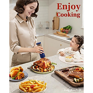 Electric Salt and Pepper Grinder Set with Storage Base, Stainless Steel Rechargeable Salt and Pepper Grinder Set with 4.5 oz Large Capacity, 1.8" Wide Mouth, Adjustable Coarseness, Ideal for Kitchen