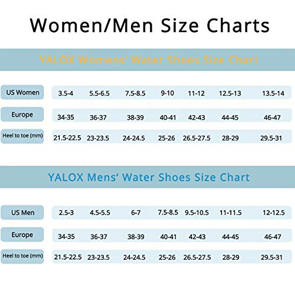 YALOX Water Shoes Women's Men's Outdoor Beach Swimming Aqua Socks Quick-Dry Barefoot Shoes Surfing Yoga Pool Exercise(XBL-Black,46/47EU)