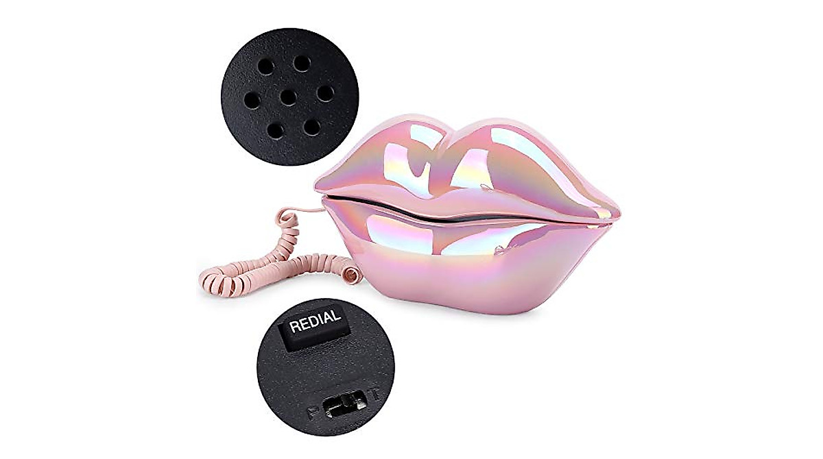 Funny Lip Shaped Telephone - Stylish Home Office Decor
