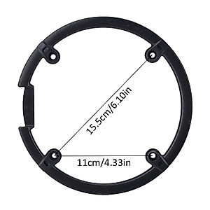 Keenso Mountain Bike Bicycle Chain Wheel Crankset，Chain Wheel Cover Support Protection Cover Accessories Bicycle and Accessories