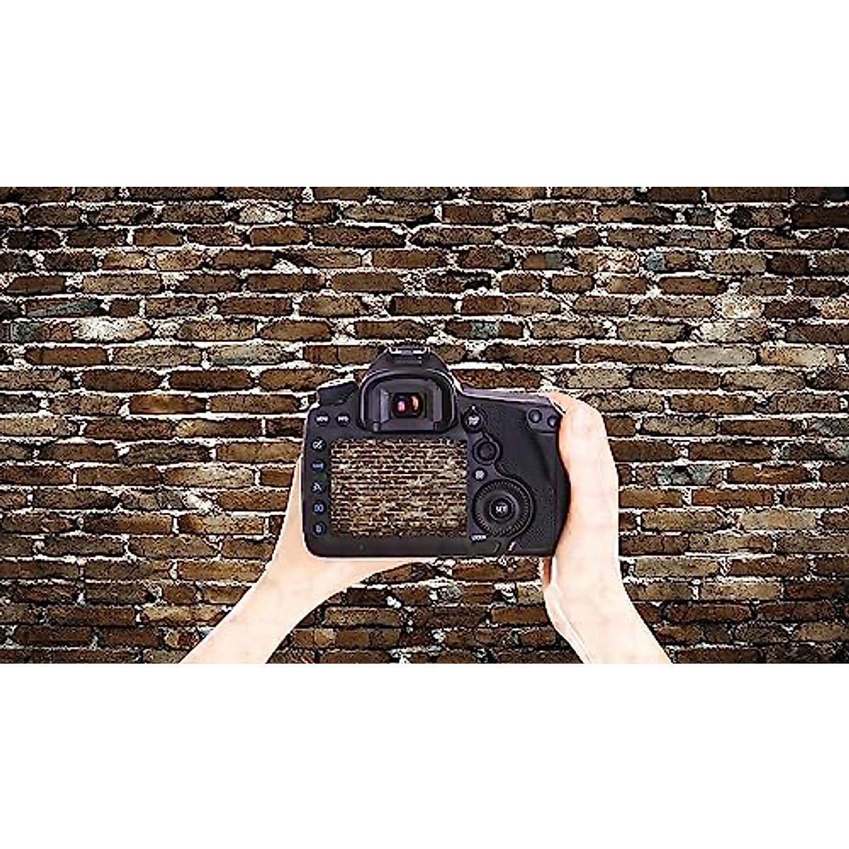 YYNXSY 7x5FT Brown Brick Wall Background Brick Background Large Fabric Brick Photo Background Baby Shower Birthday Party Wedding Graduation Home Decoration Photo Booth Props Banner YY-5