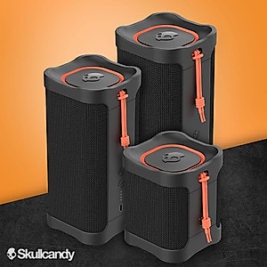 Skullcandy Terrain XL Wireless Bluetooth Speaker - IPX7 Waterproof Portable Speaker, 18 Hour Battery, Nylon Wrist Wrap, True Wireless Stereo