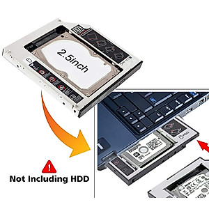 Generic 2nd Hard Drive HDD Ssd Caddy for Lenovo Thinkpad Edge E520 E525 E535 E545 14 E40