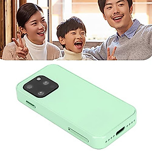 XS13 3G Mini Smartphone, 2.5Inch HD Touchscreen, 1GB RAM 8GB ROM, 1580mAh Battery, for Android 6.0 System, with Bluetooth, WiFi, GPS, Cute Smartphone, Ideal Gift for Kids(Green)