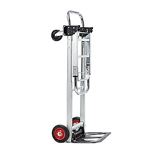 sujinxiu Aluminum Alloy Folding Trolley,Folding Dolly Cart with Wheel,Collapsible Utility Metal Dolly Portable Shopping Cart