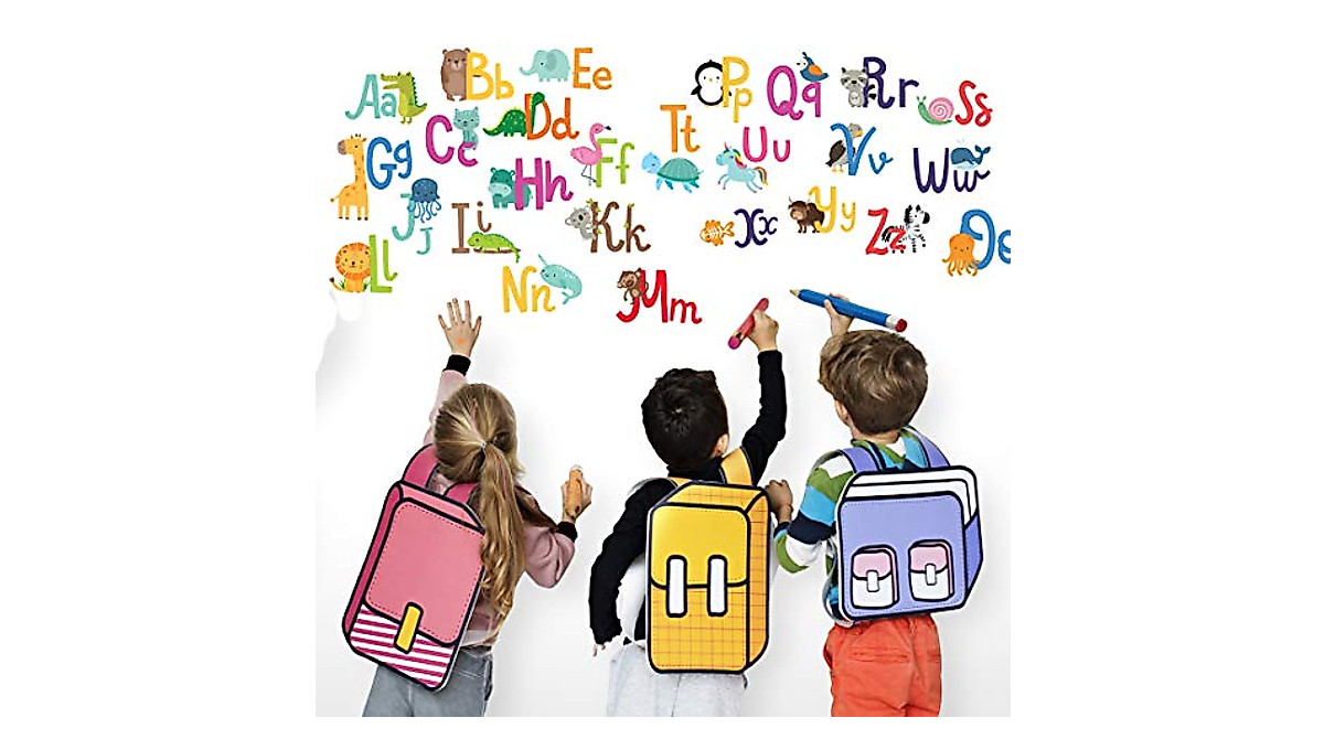 Fun ABC Wall Decals for Kids Rooms | Easy Nursery Décor